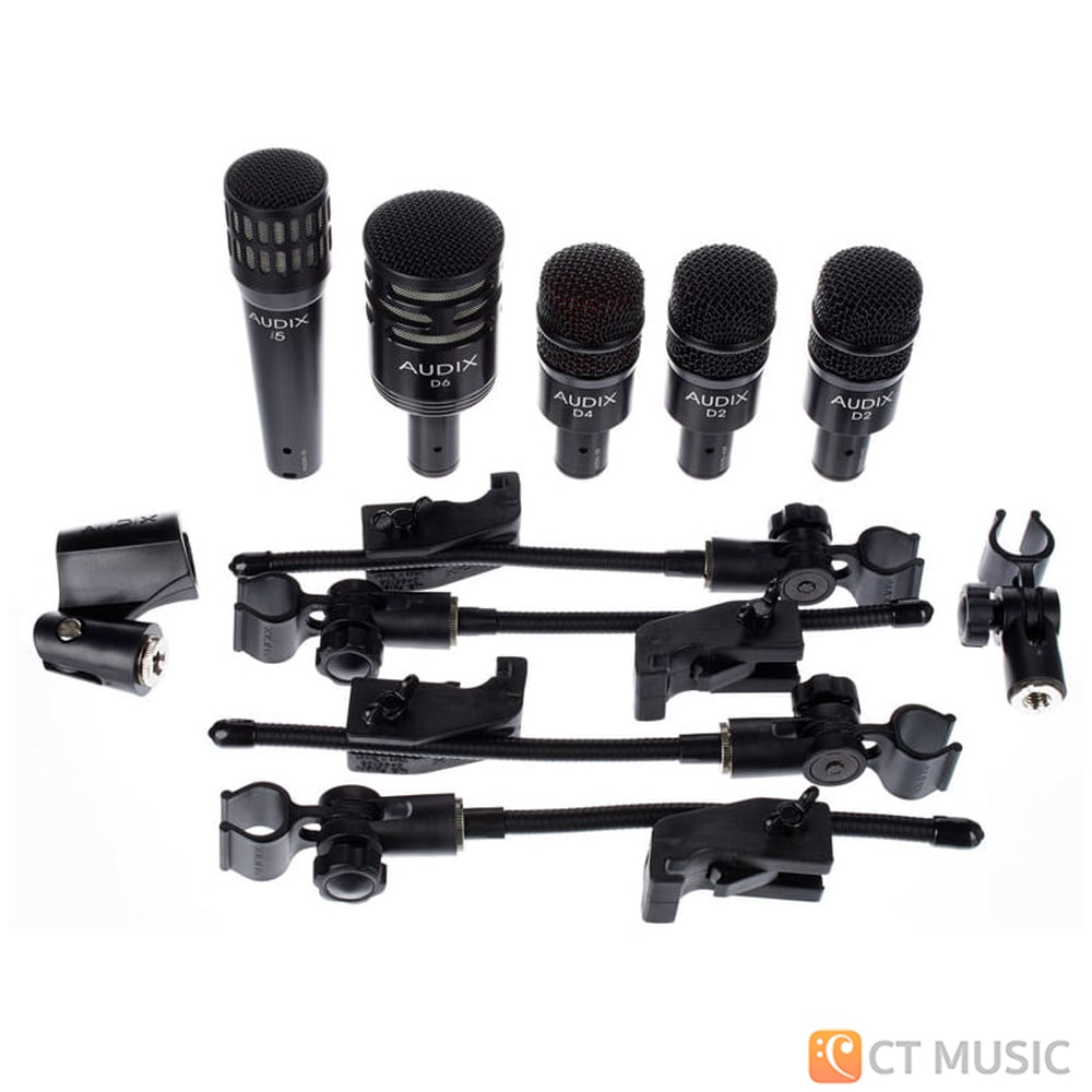 ไมโครโฟนชุดกลอง Audix DP5A Drum Microphone Pack สต็อกแน่น พร้อมส่ง - CT Music