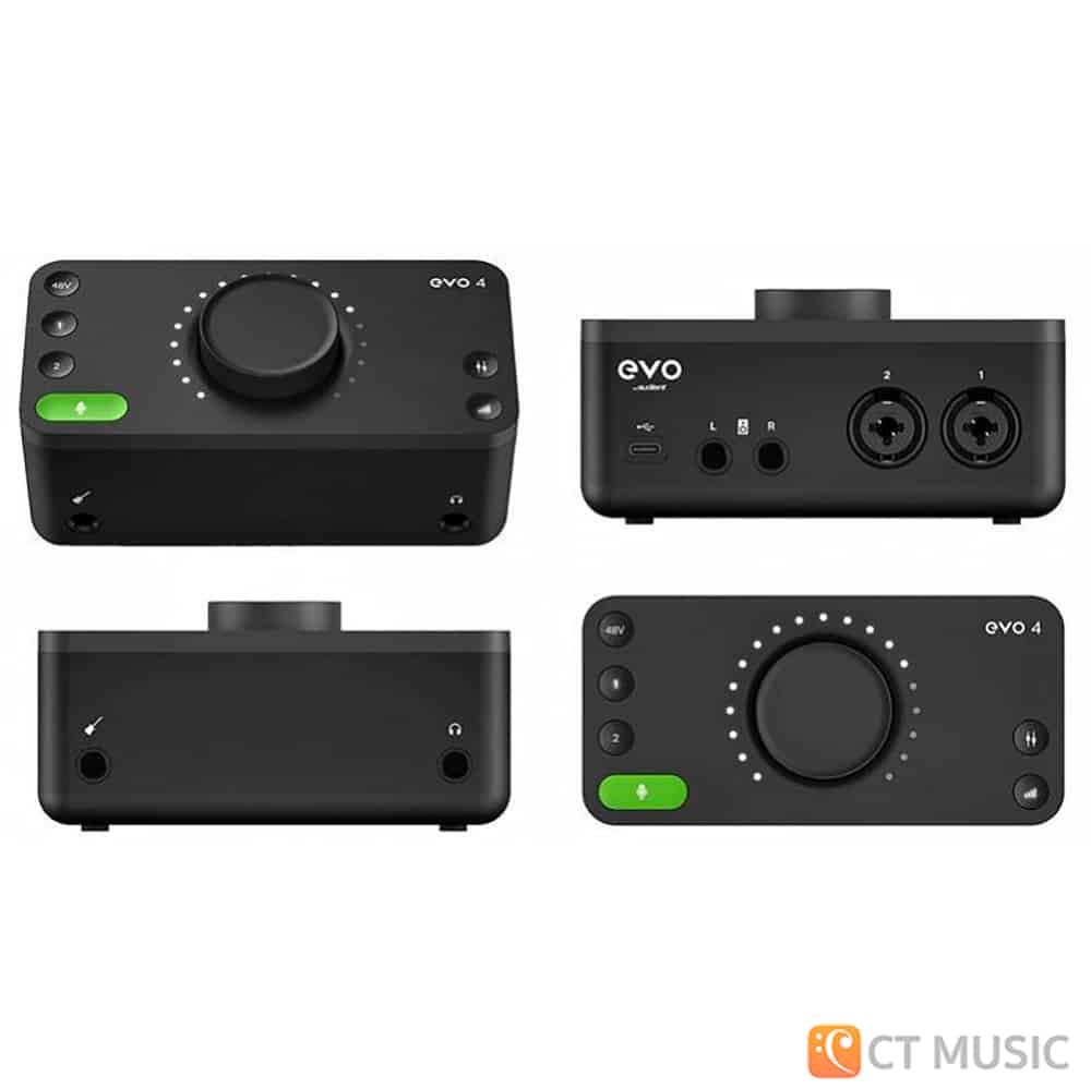 Audient EVO4 Start Recording Bundle สต็อกแน่น พร้อมส่ง - CT Audient EVO4 Start Recording Bundle สต็อกแน่น พร้อมส่ง - CT