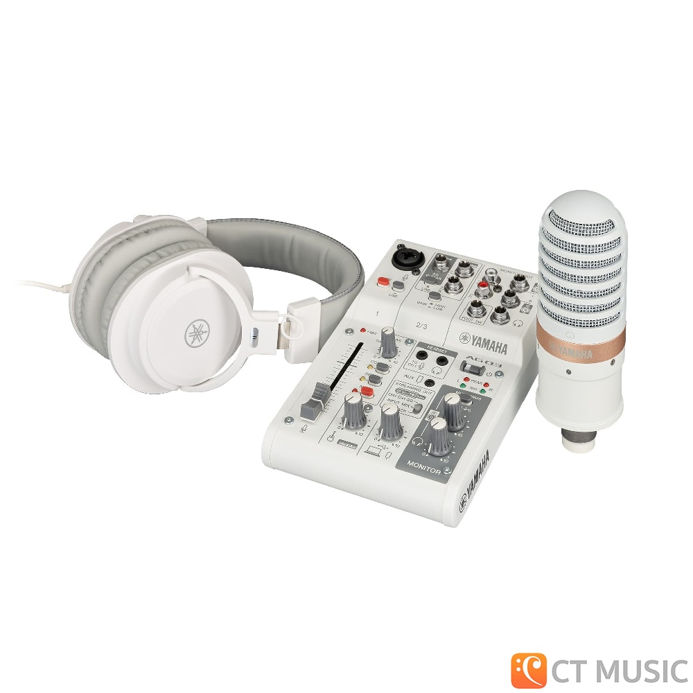 Yamaha AG03MK2 LSPK Live Streaming Pack แพ็คเกจไลฟ์สตรีมมิ่ง AG03 MK2 / AG03MKII LSPK - CT Music