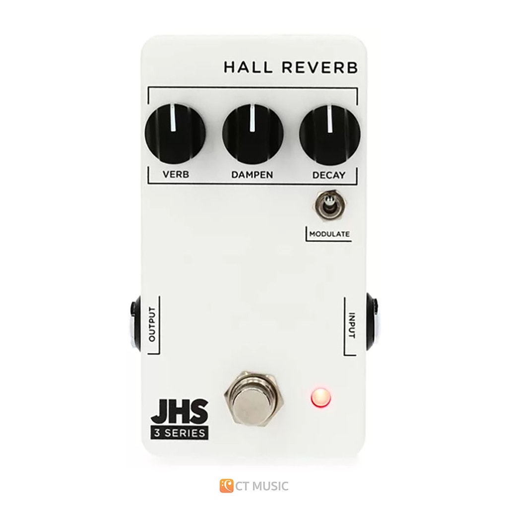เอฟเฟคกีตาร์ JHS Pedals 3 Series Hall Reverb สต็อกแน่น พร้อมส่ง - CT Music
