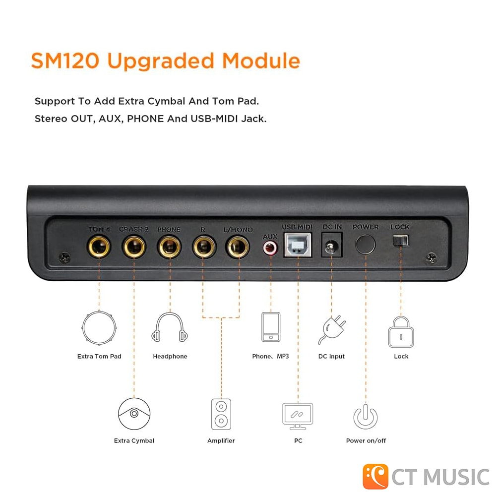 กลองไฟฟ้า Avatar SD61-5 สต็อกแน่น พร้อมส่ง - CT Music