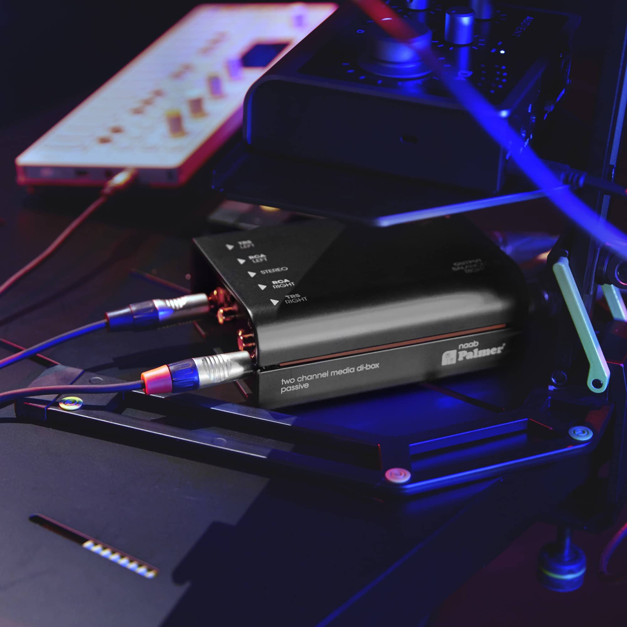 Palmer RIVER naab Passive 2-Channel Media DI-Box สต็อกแน่น พร้อมส่ง - CT Music