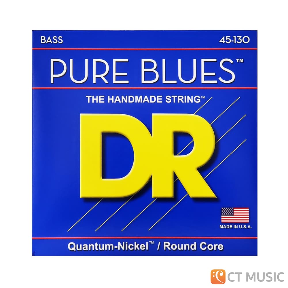 สายเบส DR Strings Pure Blues Bass 45-130 w/ Quantum Nickel Alloy 5 ...