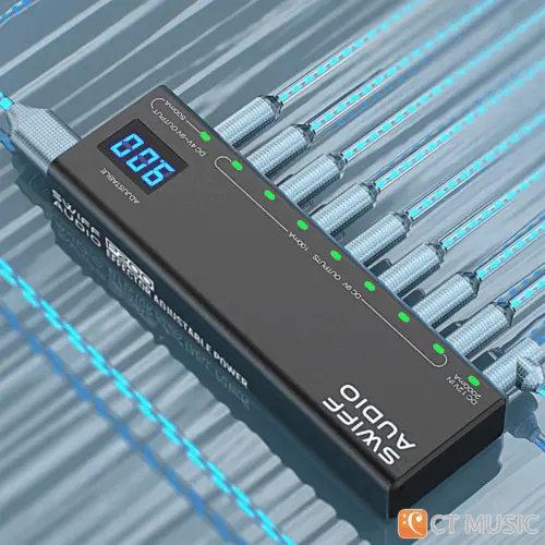 Swiff Audio P200 Effector Adjustable Power Supply สต็อกแน่น พร้อมส่ง - CT Music